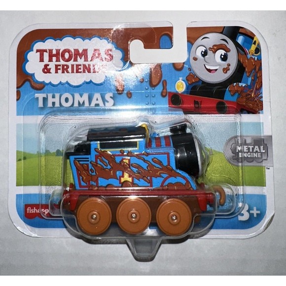 Toys | 222 Thomas Friends Push Along Metal Engine Muddy Thomas New In ...